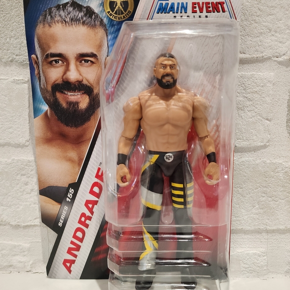 WWE | Toys | Wwe Andrade Action Figure Black And Yellow | Poshmark